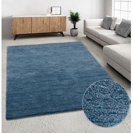 Wollteppich Theko, B:240cm H:14mm L:340cm, grau, Wolle, Teppiche, "Gabbeh Uni, Handgefertigt, meliert, auch als L&auml;ufer erh&auml;ltlich, Wolle",