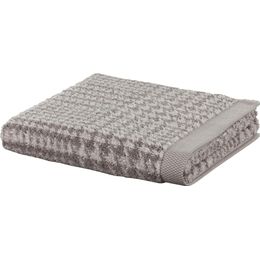 M&ouml;ve Handtuch M&Ouml;VE, B:50cm L:100cm, wei&szlig;, Walkfrottier, Obermaterial: 85% Baumwolle, 10% Viskose, 5% Leinen, Handt&uuml;cher, "Brooklyn Glencheck", Made in
