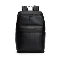 Tommy Hilfiger Cityrucksack "TH MODERN BACKPACK"schwarz, Lederimitat, Rucksäcke