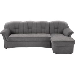 Ecksofa Ds Produkt, B:235cm H:84cm T:140cm, grau, Kunstleder SOFTLUX;Luxus-Microfaser (100% Polyester);Struktur ( 90% Polyester, 10%