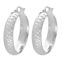 Firetti Damen Paar Creolen "Schmuck Geschenk Silber 925 Ohrschmuck Ohrringe", Silber 925 (Sterlingsilber), silber, Silber 925 (Sterlingsilber),