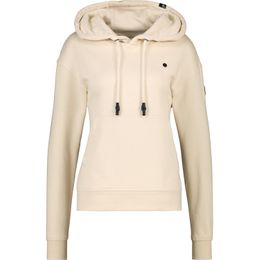 alife and kickin ALIFE & KICKIN Damen Kapuzensweatshirt "Damen TwigAK A"chalk, Gr. L, 100% Baumwolle, Sweatshirts