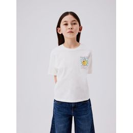 name it M&auml;dchen T-Shirt "NKFKAILAMOS SS BOXY TOP NOOS", gr&uuml;n, Gr. 122, unifarben, Jersey, Obermaterial: 100% Baumwolle, Shirts