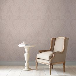 Laura Ashley Vliestapete "Laura Ashley Martigues Sugared Violet Vliestapete", B/L: 0,52mm x 10,05mm, Rollen:, lila, Wohnzimmer, Tapeten, Laura Ashley