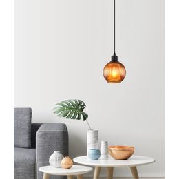 Globo LIGHTING H&auml;ngeleuchte "ZUMBA", &Oslash; 15cm H: 120cm, 1 Stk.gr&uuml;n, wei&szlig;, Wohnzimmer, Leuchten, H&auml;ngelampe/Pendelleuchte/Esszimmer/Wohnzimmer/Esstisch
