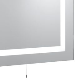 Searchlight LED Spiegelleuchte "Badezimmerleuchte Bathroom Mirror, 1-flammig", 1, H: 65cm, 1 Stk., wei&szlig;, Leuchten, Mit Zugschalter
