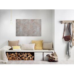 A.S. Cr&eacute;ation Leinwandbild A.S. CR&Eacute;ATION, B:90cm H:60cm, grau, Holz, Stahl, Wohnzimmer, Bilder, "big three 4", Keilrahmen Bild Betonoptik Leinwand-Bild Wohnzimmer
