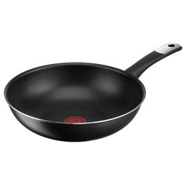 Tefal Bratpfanne "Hard Titanium Essential", Ø 28cm + Höhe 9,4cmschwarz, Pfannen, 28 cm, Antihaftbeschichtung, Thermo-Signal, tiefe Form, made in