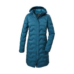 Killtec Damen Steppmantel "KOW 9 WMN QLTD PRK", blau, Gr. 42, Oberstoff: Oberseite: 100% Polyester (recycelt), R&uuml;ckseite: 100% Polyester, Wattierung: