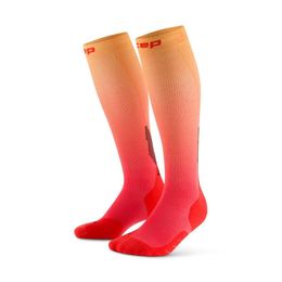 CEP Core Run Gradient Edition Tall Socks Bekleidung Damen rot