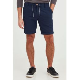 Blend Herren Shorts "BHLenno", blau, Gr. L, unifarben, Web, 55% Baumwolle, 45% Leinen, Hosen, Leinen-Shorts mit Kordeln