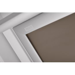 Velux Verdunklungsrollo "DKL CK04 4574S", CK04, stufenlos positionierbar, braun, Kinderzimmer, Rollos, alufarbene F&uuml;hrungsschienen & Griffleiste