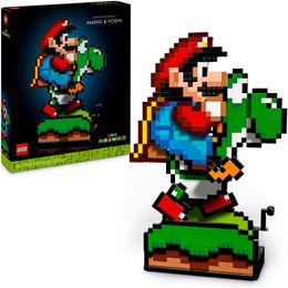 Lego Kinder Konstruktionsspielsteine "Super Mario World : Mario & Yoshi (71438), Lego Super Mario", bunt, Kunststoff, Spielbausteine, Made in Europe