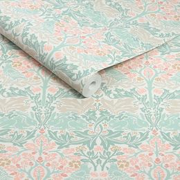 Vliestapete "Brother Rabbit", B/L: x 10m, Rollen: 1blau, WILLIAM MORRIS AT HOME, Wohnzimmer, Tapeten, Design Tapeten