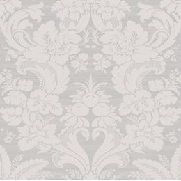 Laura Ashley Vliestapete "Laura Ashley Martigues Moonbeam Vliestapete", B/L: 0,52mm x 10,05mm, Rollen:, wei&szlig;, Wohnzimmer, Tapeten, Laura Ashley