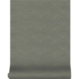Kayori Vliestapete "Sasa", B/L: 0,52m x 10m, Rollen: 1, grau, Wohnzimmer, Tapeten, 10mx52cm (ca. 5m2)