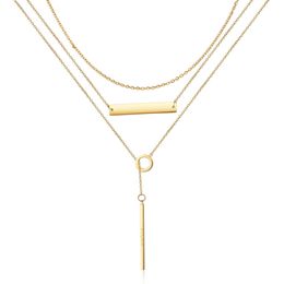 AILORIA Damen Edelstahlkette "Halskette ARIELLE", gold, Halsketten