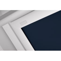 Velux Verdunklungsrollo "DKL F04 1100SWL", F04, stufenlos positionierbar, blau, Kinderzimmer, Rollos, wei&szlig;e F&uuml;hrungsschienen & Griffleiste