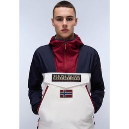 Napapijri Herren Windbreaker "RAINFOREST WB PKT V2"cb mq4, Gr. L, kontrastfarbene Details, mehrfarbig, Web, Obermaterial: 100% Polyamid, Jacken, Mit
