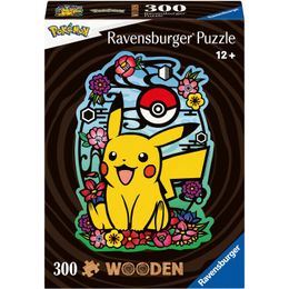 Ravensburger Kinder Puzzle "Pokemon Pikachu", bunt, Holz, B:27cm H:37cm, Puzzles, Made in Europe