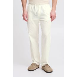Blend Herren Leinenhose "BHVOLKEN"snow wei&szlig;, Gr. L, unifarben, 55% Leinen, 45% Baumwolle, Hosen, Stilvolle Hose aus Leinenmix
