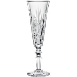 Nachtmann Sektglas "Palais", Ø 6,6cm x 20,5cm, 140ml, 6 Stk., transparent, Trinkgefäße, 140 ml, 6-teilig