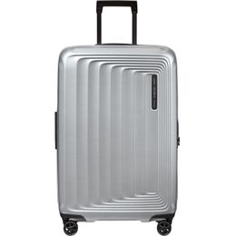 Samsonite Damen Hartschalen-Trolley "NUON, verschiedene Gr&ouml;&szlig;en und Farben", silber, Polycarbonat, unifarben, Koffer, Hartschalen-Koffer