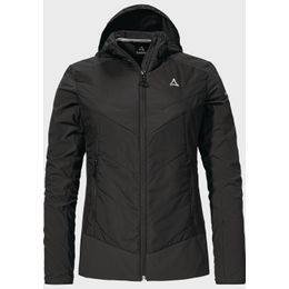 Sch&ouml;ffel SCH&Ouml;FFEL Damen Funktionsjacke "Hybrid Jk Style Blaueis WMS", schwarz, Gr. 42, Oberstoff: 86% Nylon, 14% Elasthan; Oberstoff Vorderteil: 100% Nylon;