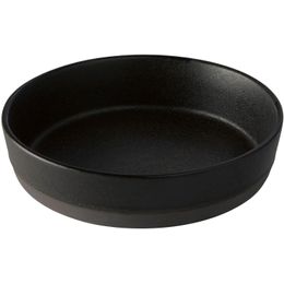AIDA RAW Suppenteller "RAW", 19,4cm, schwarz, Speiseteller, Steinzeug, &Oslash; 19 cm