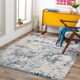 Teppich LIVABLISS, B:160cm H:11mm L:220cmgrau, Kunstfaser, Wohnzimmer, Teppiche, "DUNKIRK"