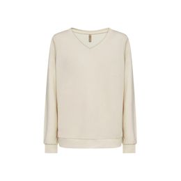 soyaconcept Damen Strickpullover "Soya Concept Sweater SC-BANU"1620 cream, Gr. L, Obermaterial: 48% Modal, 48% Polyester, 4% Elasthan, Pullover
