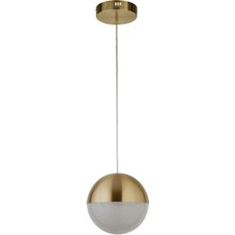 Searchlight H&auml;ngeleuchte "Marbles LED Pendant", 1, &Oslash; 25cm H: 40cm, 1 Stk., gold, Wohnzimmer, Leuchten
