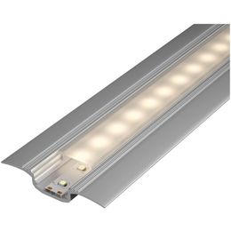 Paulmann LED-Streifen "Step Profil mit Diffusor 100cm Alu eloxiert", Gesamtlänge 1m, weiß, Lichterketten
