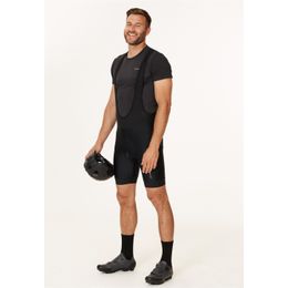 Endurance Herren Radhose "Gorsk V2", schwarz, Gr. S, unifarben, 80% Polyamid, 20% Elasthan, Hosen, mit praktischen Tr&auml;gern