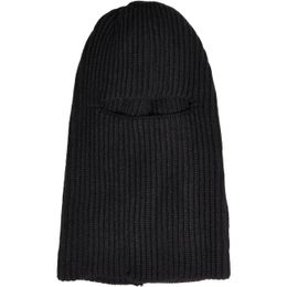 Wollschal Urban Classics "Urban Classics Unisex Knitted Balaclava", Damen, Gr. onesize, schwarz, 50% Viskose, 28% Polyester, 22% Polyamid, unifarben, Modet&uuml;cher