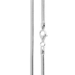 OSTSEE-SCHMUCK Herren Silberkette "OSTSEE-SCHMUCK Kette Schlange 3,0 mm Kette Schlange 3,0 mm", 45cm, Silber 925 (Sterlingsilber), L: 40, silber,