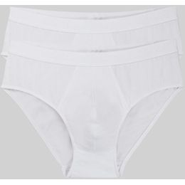 Sloggi Herren Midislip "Men 24/7", Gr. 8, wei&szlig;, Single Jersey, Obermaterial: 96% Baumwolle, 4% Elasthan, clean, unifarben, Unterhosen, weich,