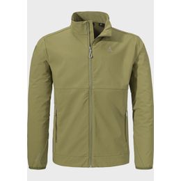 Sch&ouml;ffel SCH&Ouml;FFEL Herren Outdoorjacke "Softshell Jk Style Mirusha MNS", gr&uuml;n, Gr. 48, Oberstoff: Aussenseite: 100% Polyester, Innenseite: 100% Polyester.