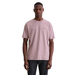 Marc O'Polo T-Shirt MARC O'POLO "Heavy Jersey mit R&uuml;ckenprint", Damen, Gr. M, violet mauve, Obermaterial: 100% Baumwolle, unifarben, Basic, relaxed fit, Rundhals, Shirts T-Shirt