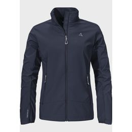 Sch&ouml;ffel SCH&Ouml;FFEL Damen Outdoorjacke "Softshell Jk Style Mirusha WMS", blau, Gr. 44, Oberstoff: Aussenseite: 100% Polyester, Innenseite: 100% Polyester;