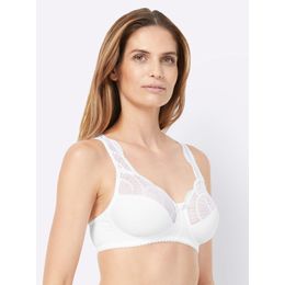 w&auml;schepur W&Auml;SCHEPUR Damen B&uuml;gelloser BH, Gr. 80, wei&szlig;, 84% Polyamid, 16% Elasthan, BHs