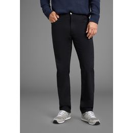 MAN'S WORLD 5-Pocket-Hose MAN'S WORLD, Herren, Gr. 24, N + U Gr, marine, Web, Obermaterial: 98% Baumwolle, 2% Elasthan, regular fit lang, Hosen 5-Pocket-Hose