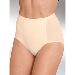 Viania Damen Formslip, Gr. 38, beige, 95% Baumwolle, 5% Elasthan, Unterhosen