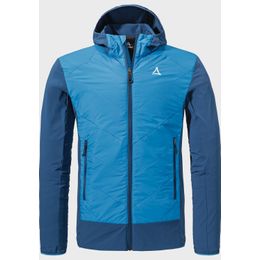 Sch&ouml;ffel SCH&Ouml;FFEL Herren Funktionsjacke "Hybrid Jk Style Blaueis MNS", blau, Gr. 56, Oberstoff: 86% Nylon, 14% Elasthan; Oberstoff Vorderteil: 100% Nylon;