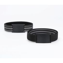 cleverbelt Vario-Wendeg&uuml;rtel, 106-115 cm - Schwarz