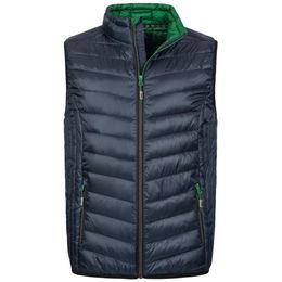LPO Herren Steppjacke "GILMOUR VEST VII MEN", blau, Gr. L, Web, 100% Polyester, Jacken, auch in Gro&szlig;en Gr&ouml;&szlig;en erh&auml;ltlich
