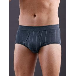 Herren Slip, Gr. 7, blau, 75% Baumwolle, 25% Polyester, Unterhosen