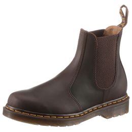 Dr. Martens Herren Chelseaboots "2976 CRAZY HORSE", Gr. 42, braun, Leder, Schuhe, Boots, Stiefel mit praktischer Anziehlasche