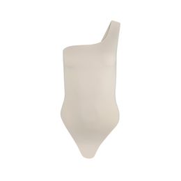 Damen Shaping-Body "Dream One Shoulder Body", MAGIC BODYFASHION, Gr. XL, braun, Obermaterial: 83% Polyamid, 17% Elasthan, unifarben, Bodys, mit