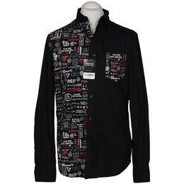 Desigual Hemd Herren Gr&ouml;&szlig;e L Second Hand schwarz